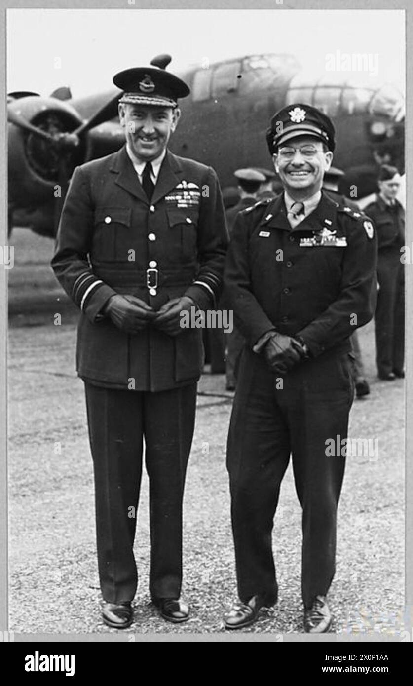 GENERAL EISENHOWER INSPECTS R.A.F. BOMBER WING - For story see CH.12779 ...