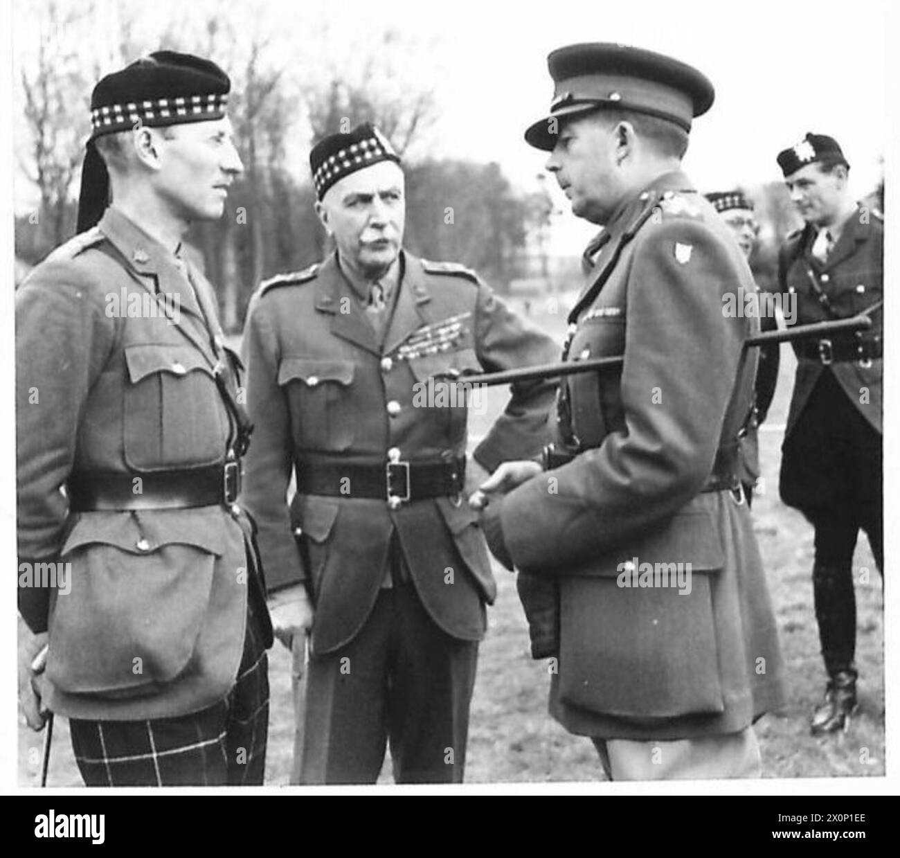 Brigadier general inspection Cut Out Stock Images & Pictures - Alamy