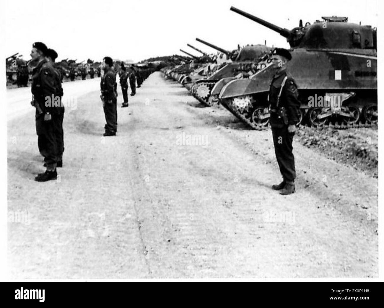 Historical military inspection Black and White Stock Photos & Images ...