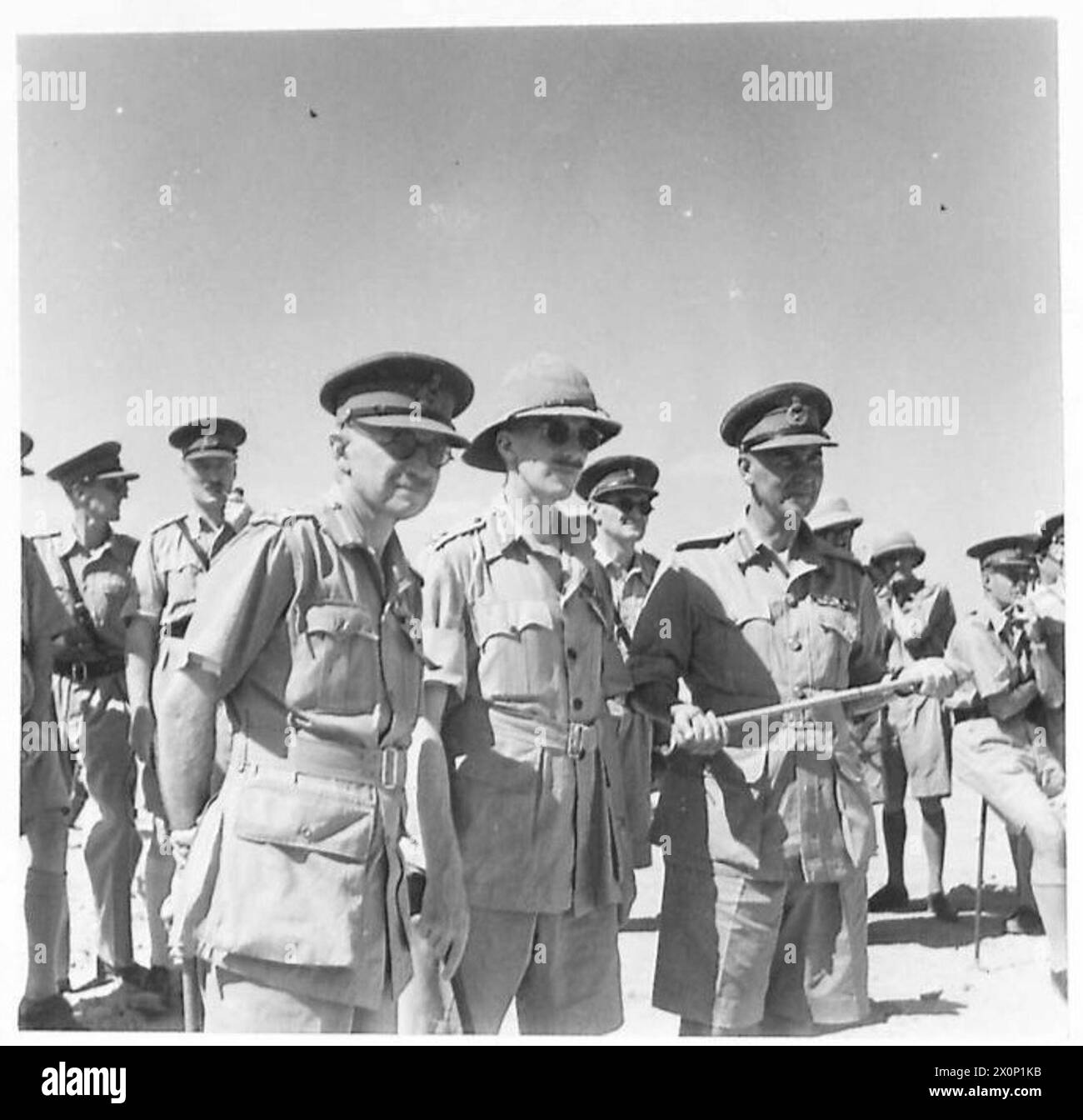Lieut. Generals Sir James Marshall-Cornwall and Arthur Smith, along ...