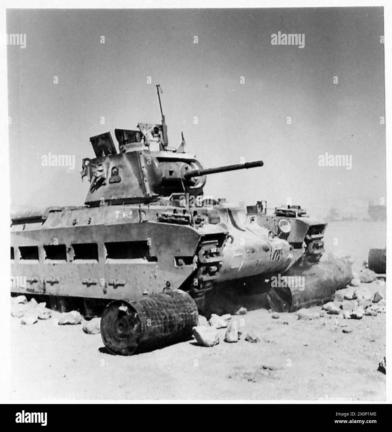 TANK DEMONSTRATION - These concrete cylinders held up a Matilda tank ...