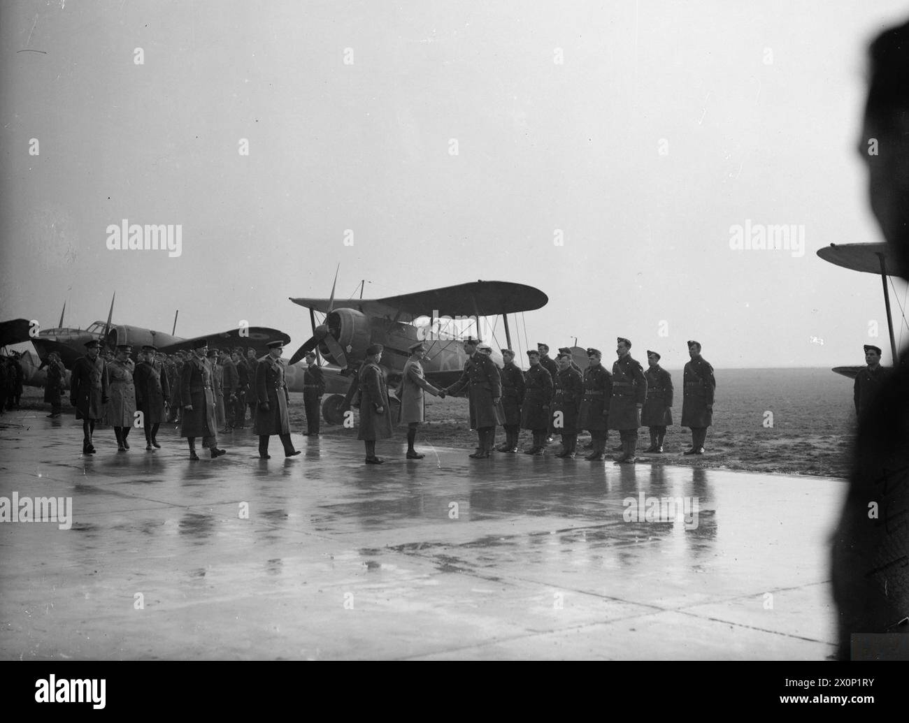On 6 December 1939 King George VI, with the Duke of Gloucester and ...