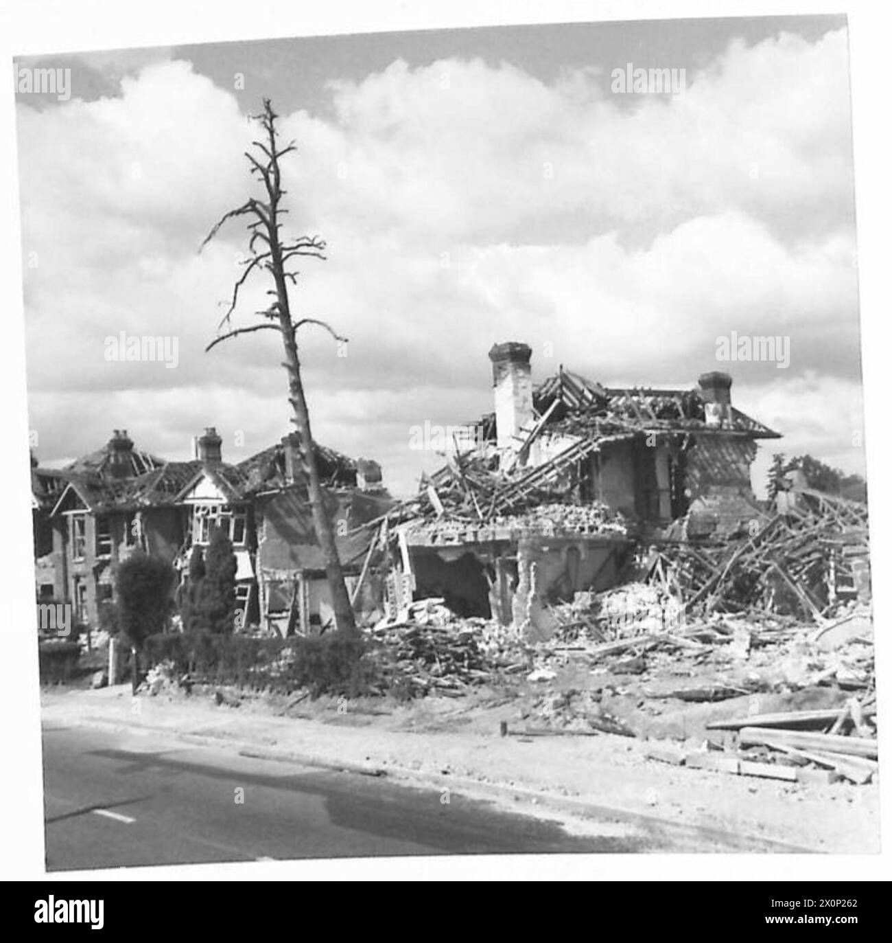 BOMB DAMAGE - Taken at the request of the Bomb Disposal School ...