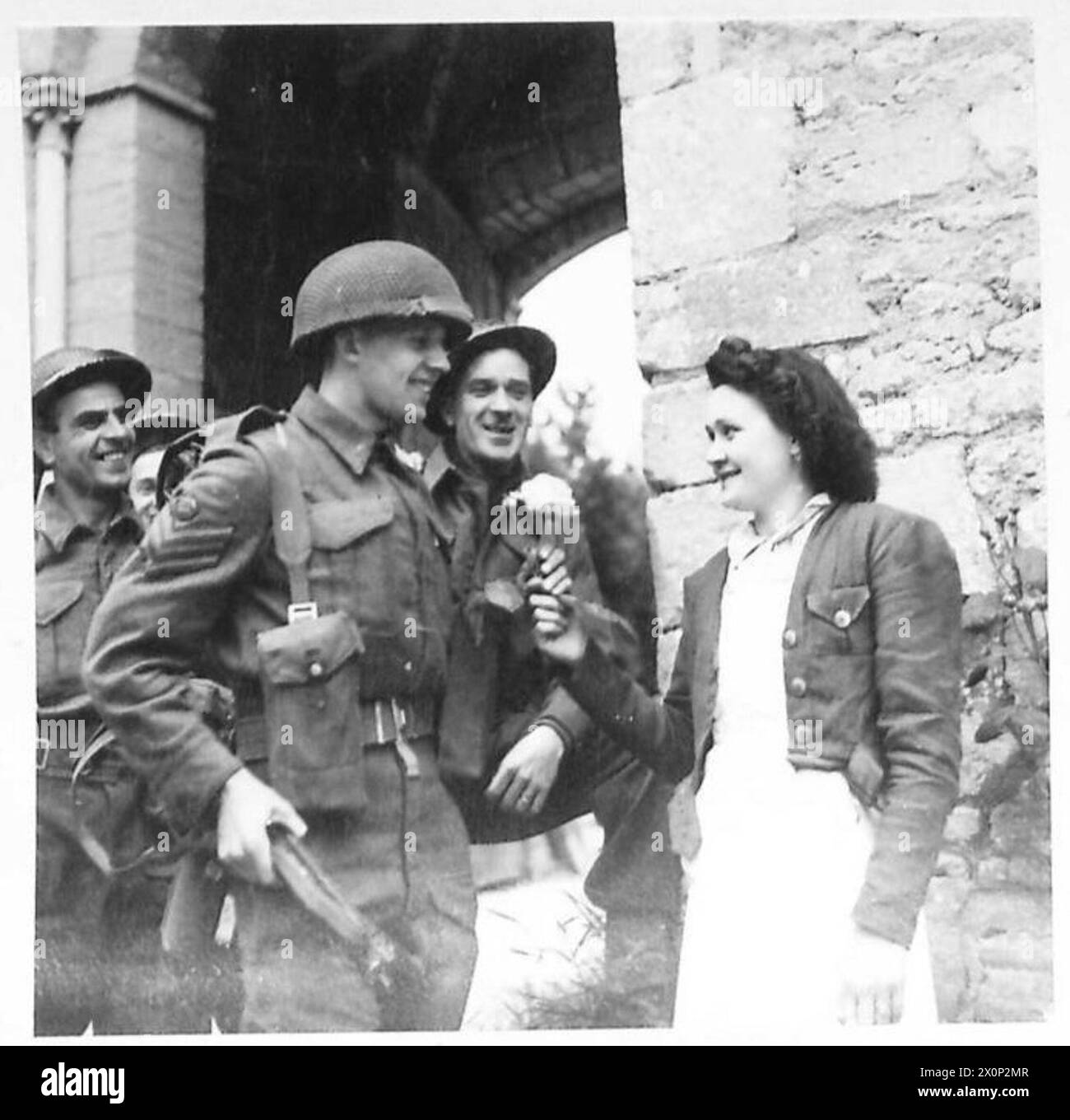 THE BRITISH ARMY IN THE NORMANDY CAMPAIGN 1944 - A French woman, Madame ...
