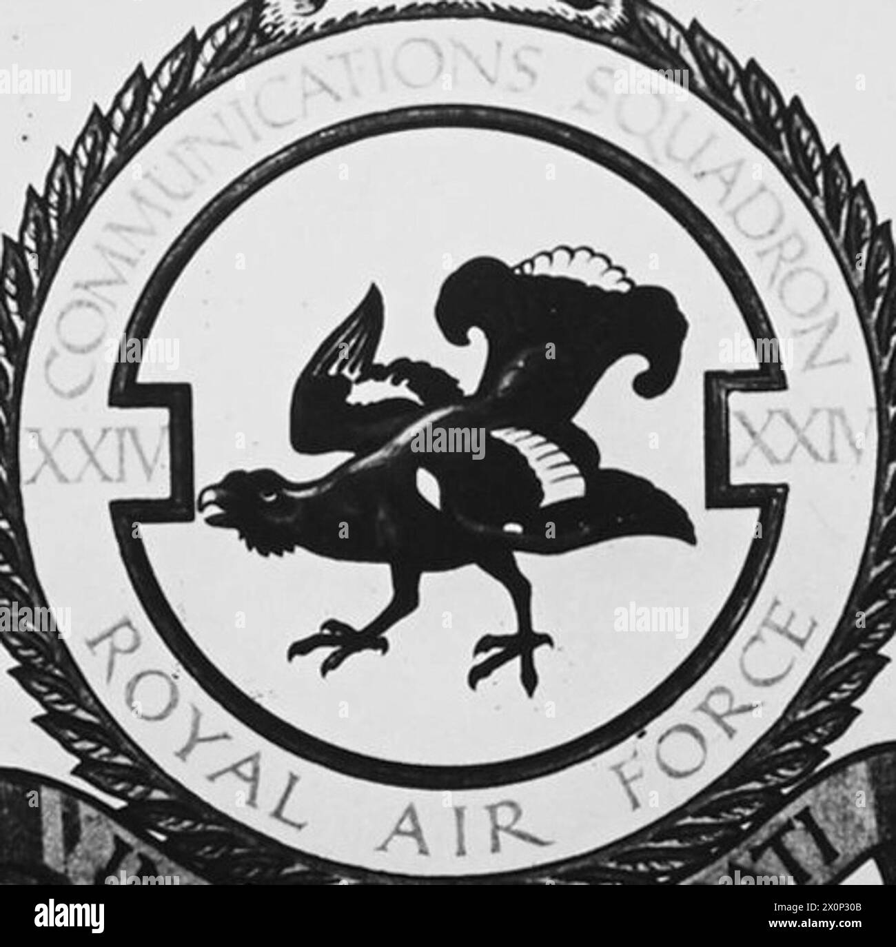 SQUADRON BADGES NO.24 SQUADRON - Description - A blackcock. Motto "IN ...