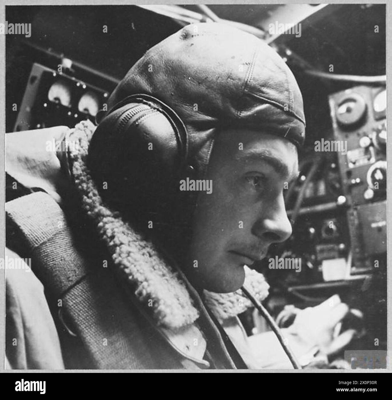 The photograph shows Royal Air Force airmen performing roles as a ...