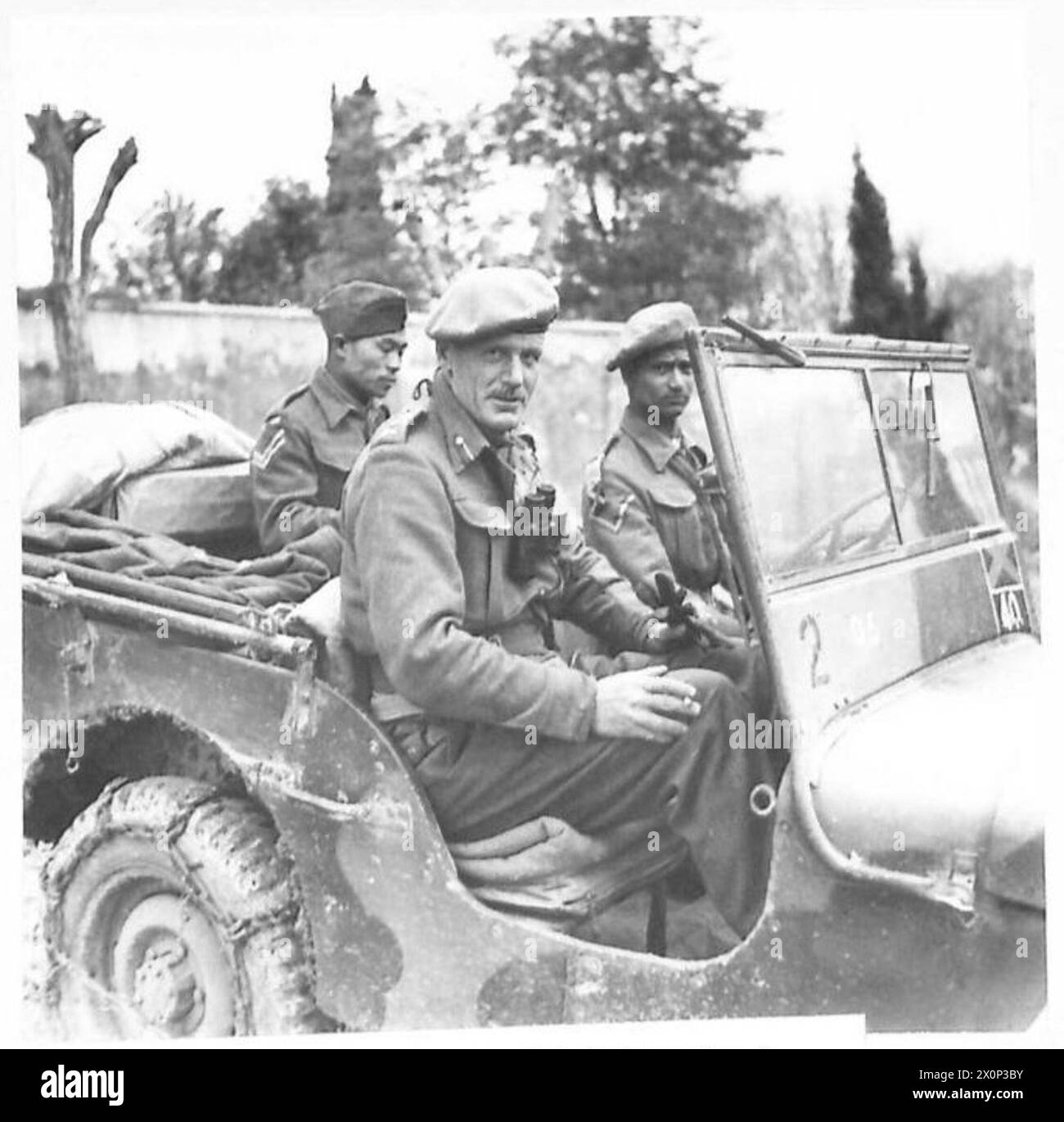 Major General A.D. Ward, DSO, commands the 4th British Division as a ...