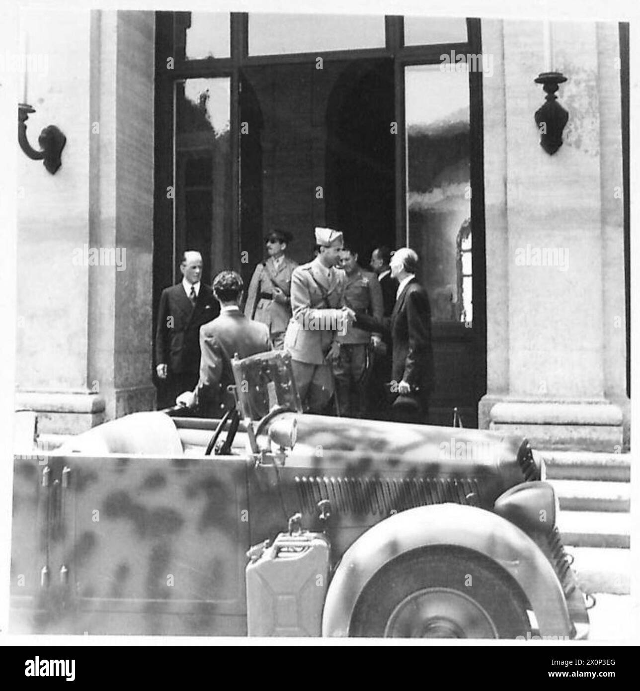 Officers on steps Cut Out Stock Images & Pictures - Alamy
