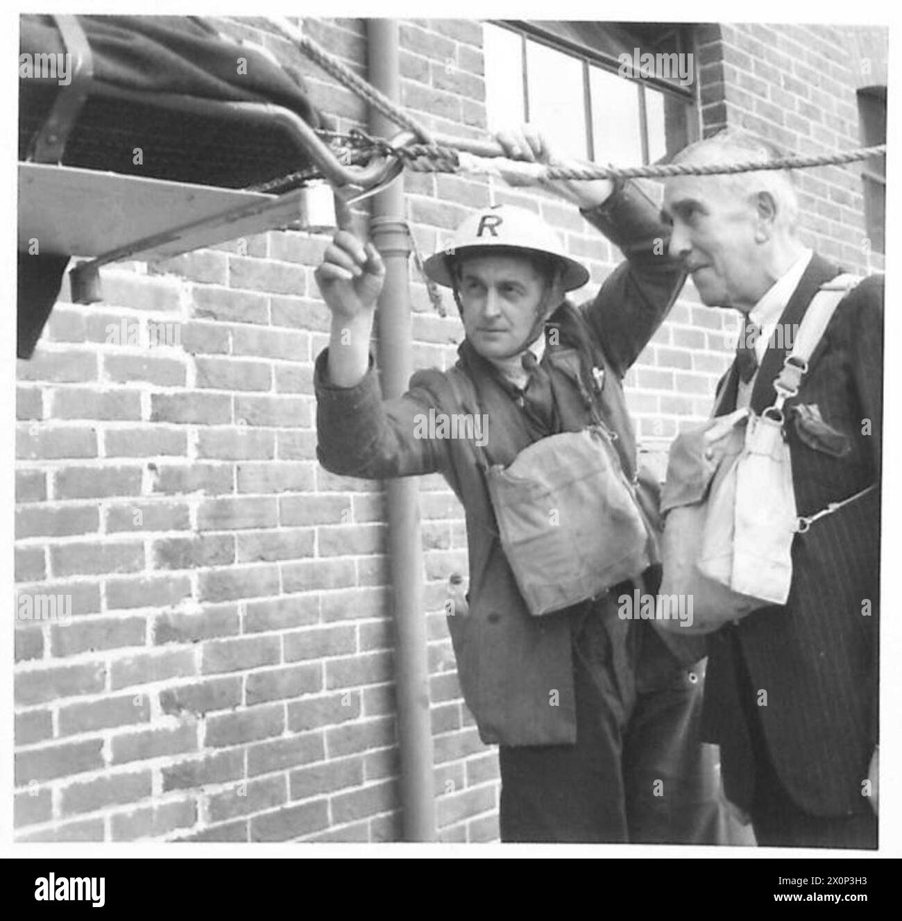 The 'White' stretcher undercarriage is demonstrated, allowing the ...