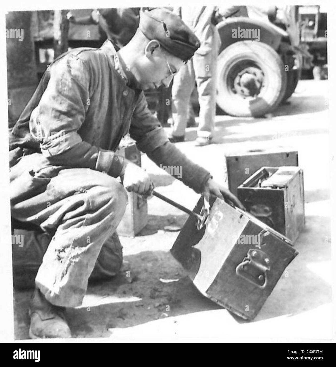 Military branding Black and White Stock Photos & Images - Alamy