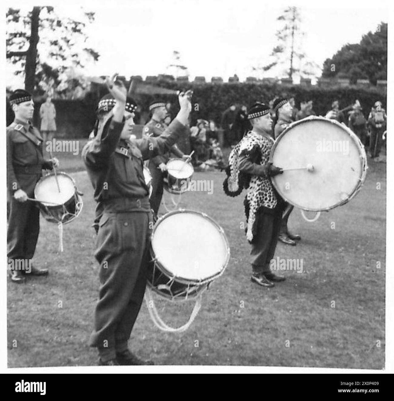 Drums are displayed as part of Sussex War Weapons Week, an exhibition ...
