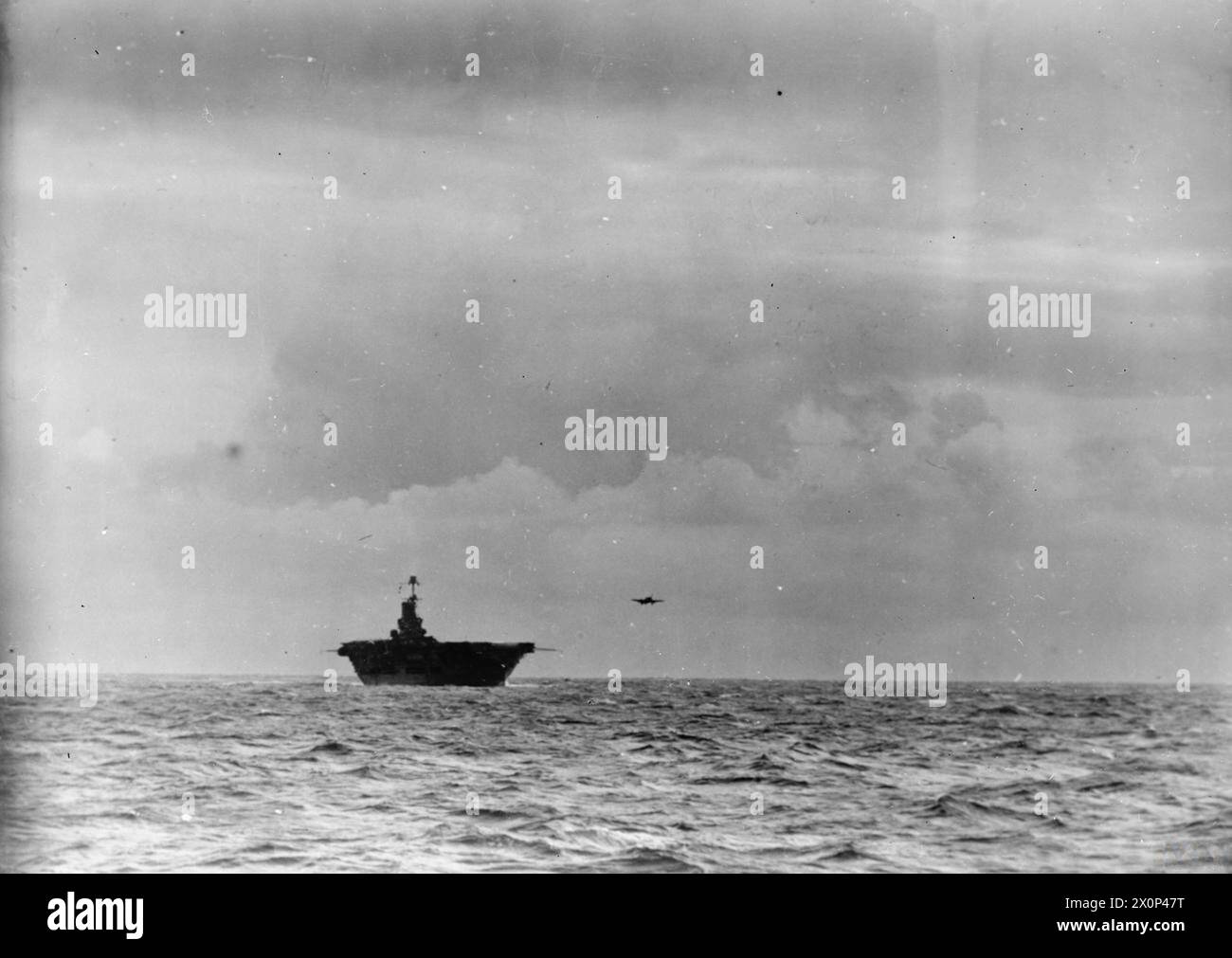 THE SINKING OF HMS ARK ROYAL. 13 NOVEMBER 1941, ON BOARD AN ESCORTING ...