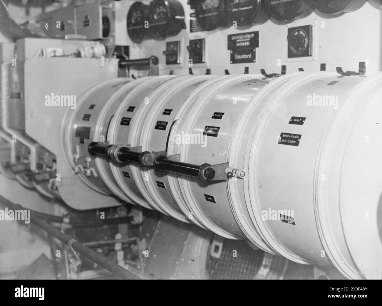 INTERIOR OF HM SUBMARINE GRAPH, CAPTURED GERMAN U-BOAT (U570). OCTOBER ...