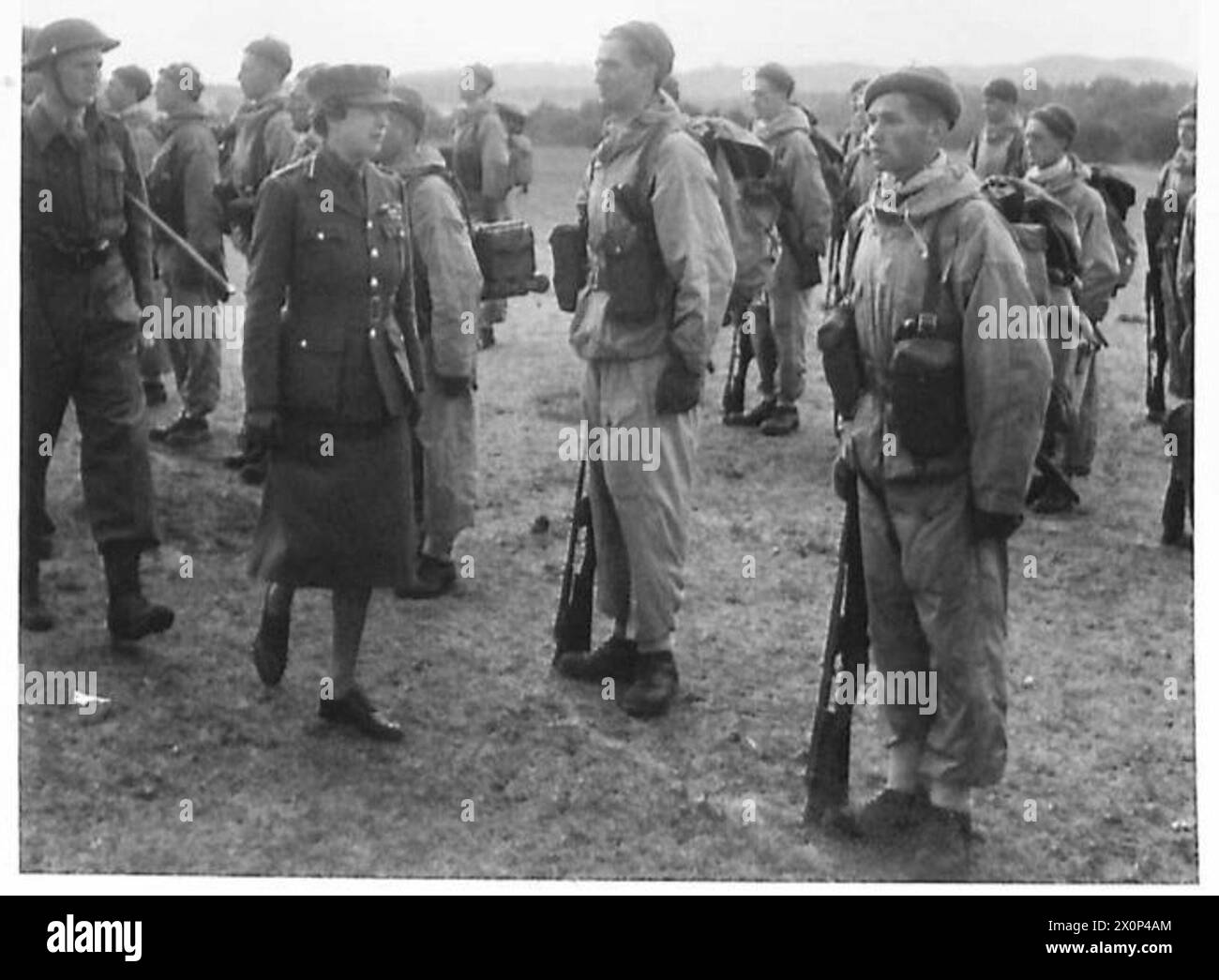 VISIT OF H.R.H. THE PRINCESS ROYAL TO A BATTALION OF THE ROYAL SCOTS ...