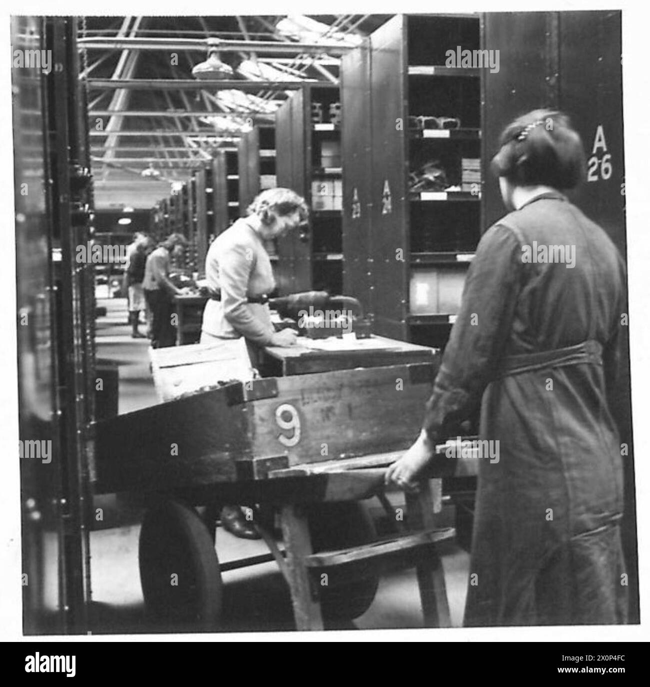 CENTRAL ORDNANCE DEPOT, DERBY - Congestion between bins in the ... CENTRAL ORDNANCE DEPOT, DERBY - Congestion between bins in the ...