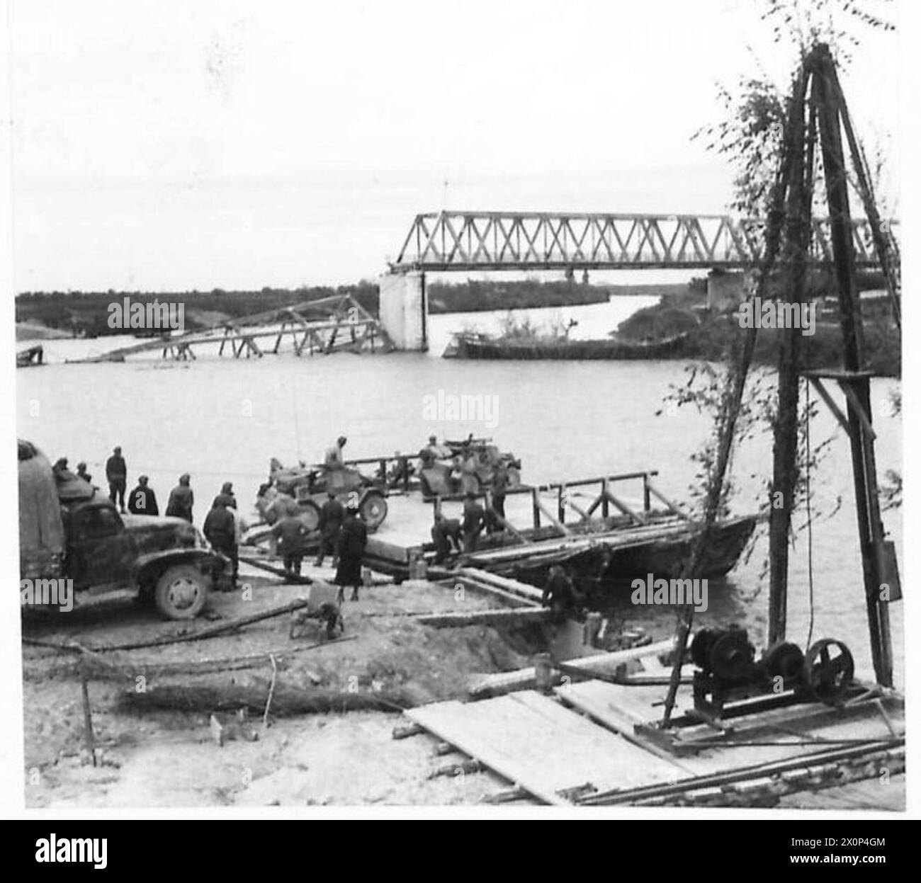 Cars crossing river Cut Out Stock Images & Pictures - Alamy