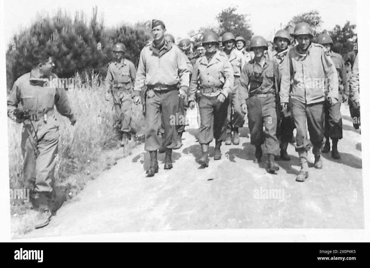 FIFTH ARMY JOINS WITH BRIDGEHEAD FORCES - General Mark W. Clark, Fifth ...