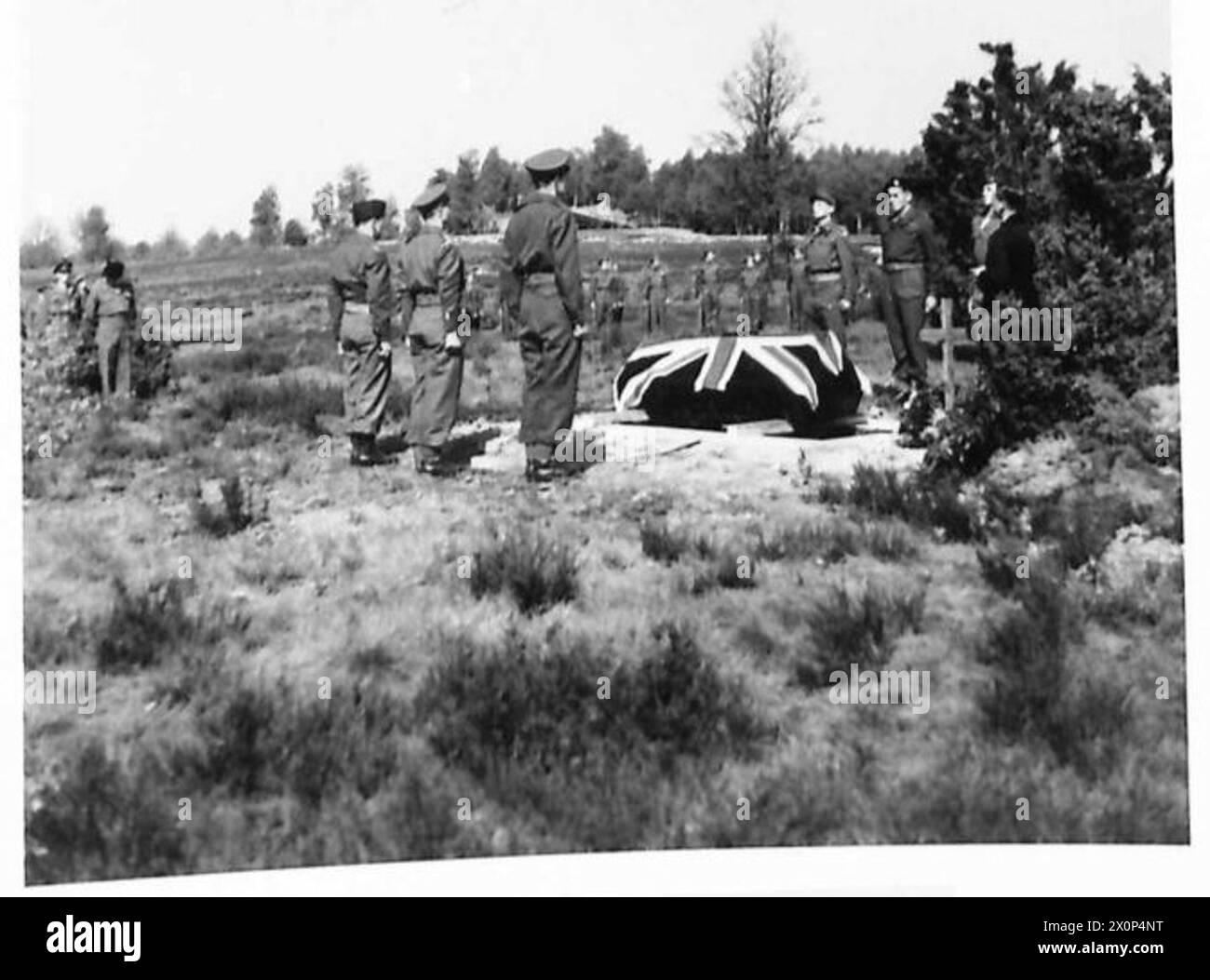 FUNERAL OF MAJOR CHARLES SWEENEY, M.C. - Field Marshal Montgomery at ...