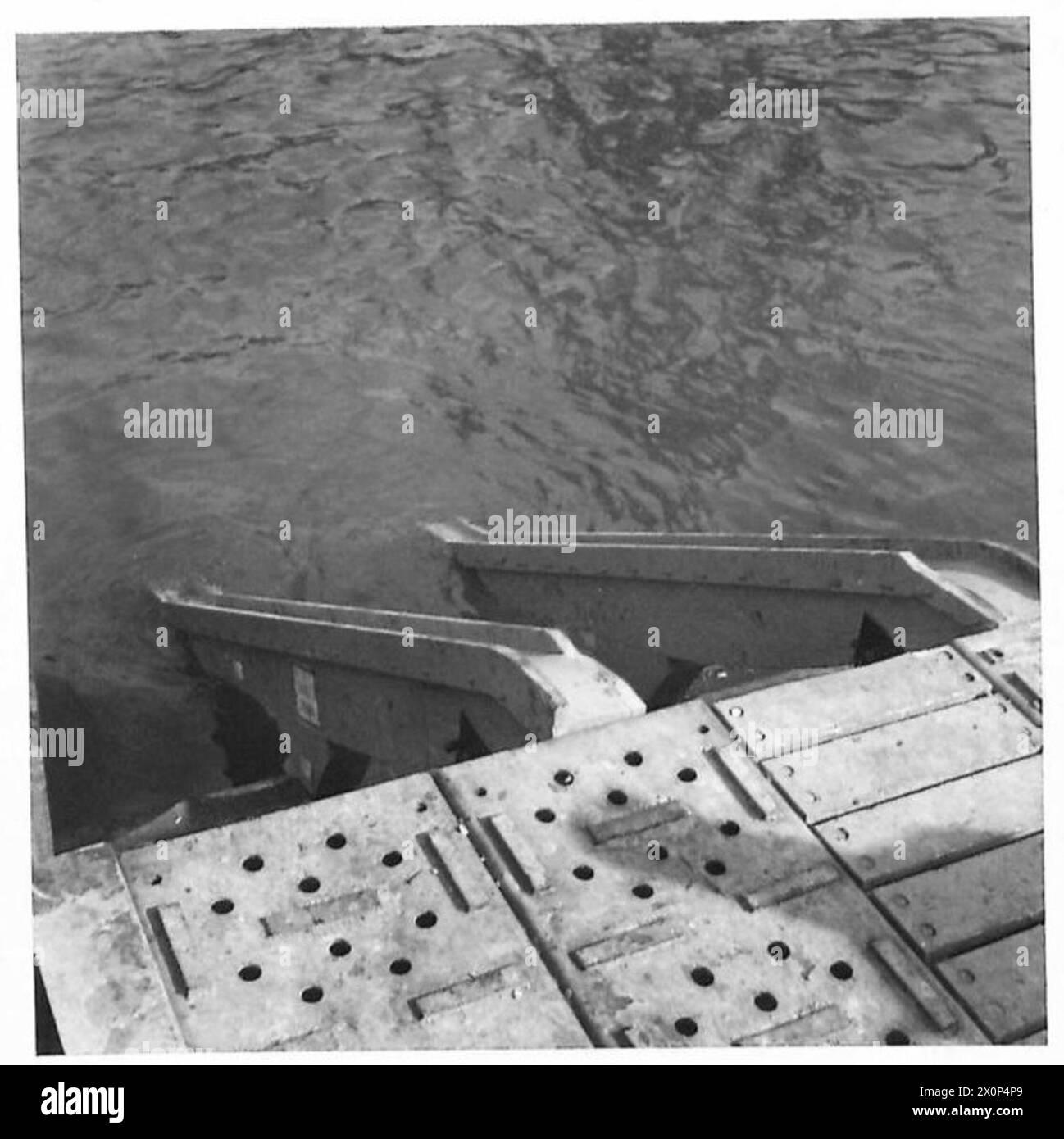 Bridge spans connected at sea using the trumpet method; photographs ...