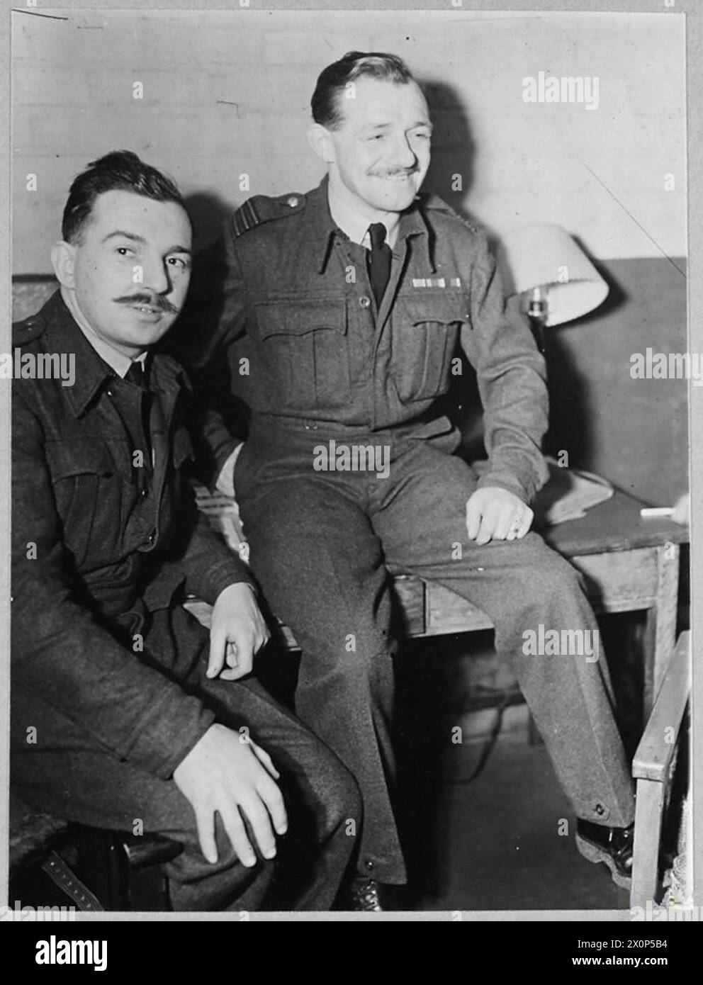 MEN AT AN R.A.F. TRAINING STATION - (Picture issued 1943). A hero of ...