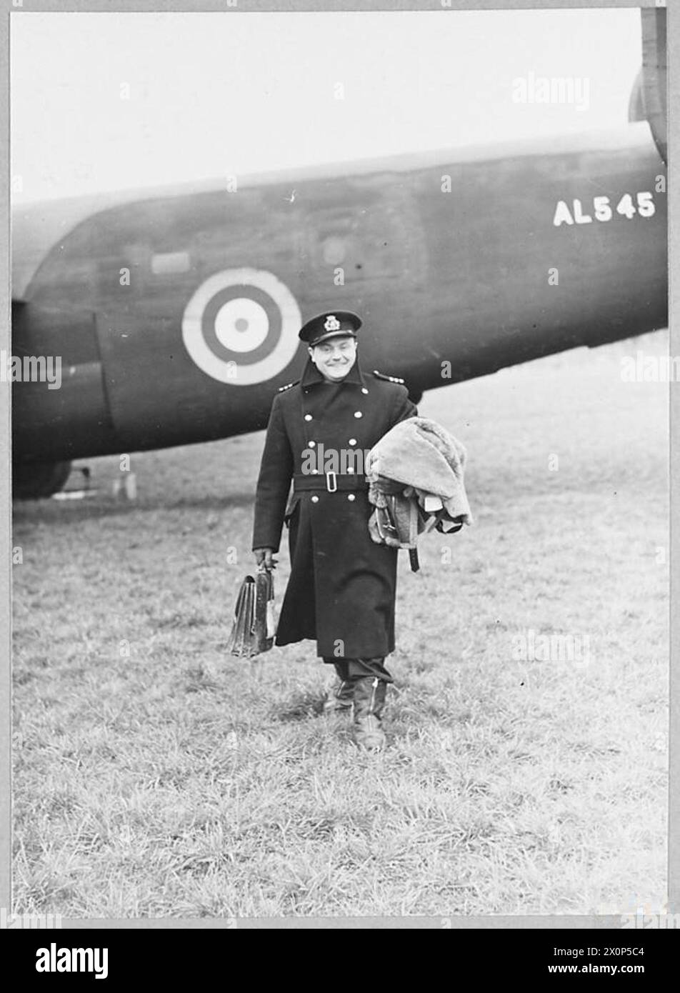 RAF Ferry Command pilot photographed after completing his 25th Atlantic ...