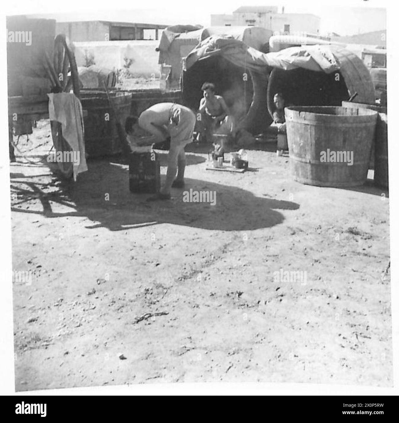 Soldiers winter quarters army Cut Out Stock Images & Pictures - Alamy