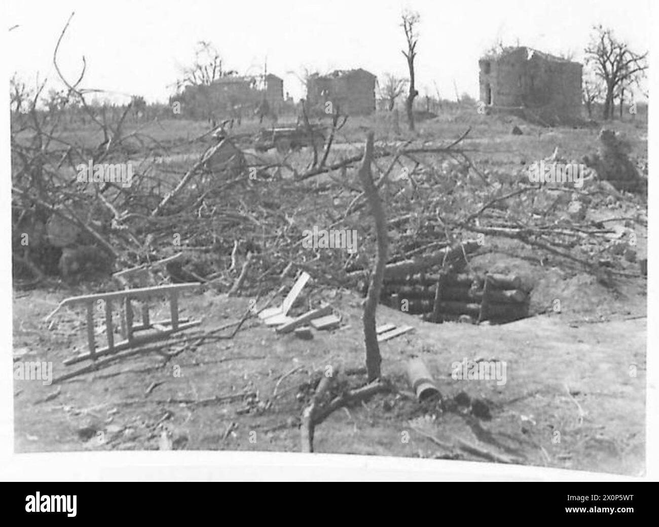 EIGHTH ARMY : STRONGPOINTS AND DEFENCES ON THE HITLER LINE - One of the ...