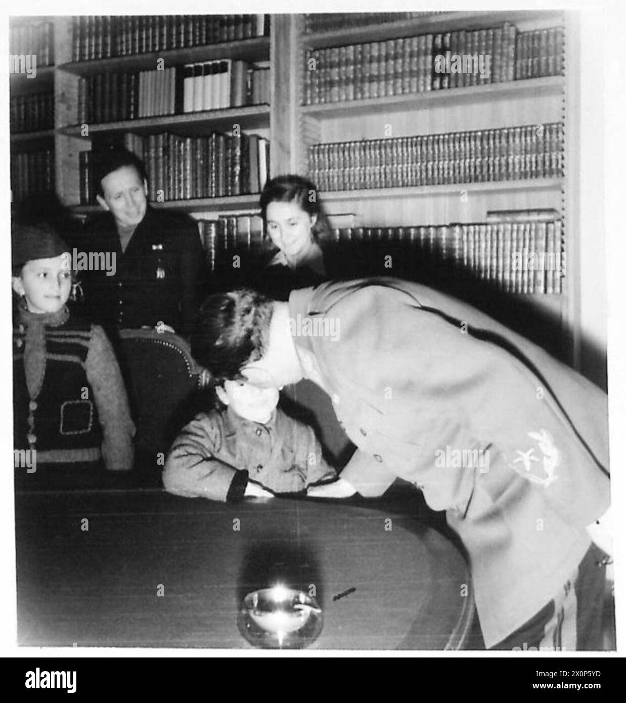 Marshal Tito greets and bids farewell to children visiting from ...