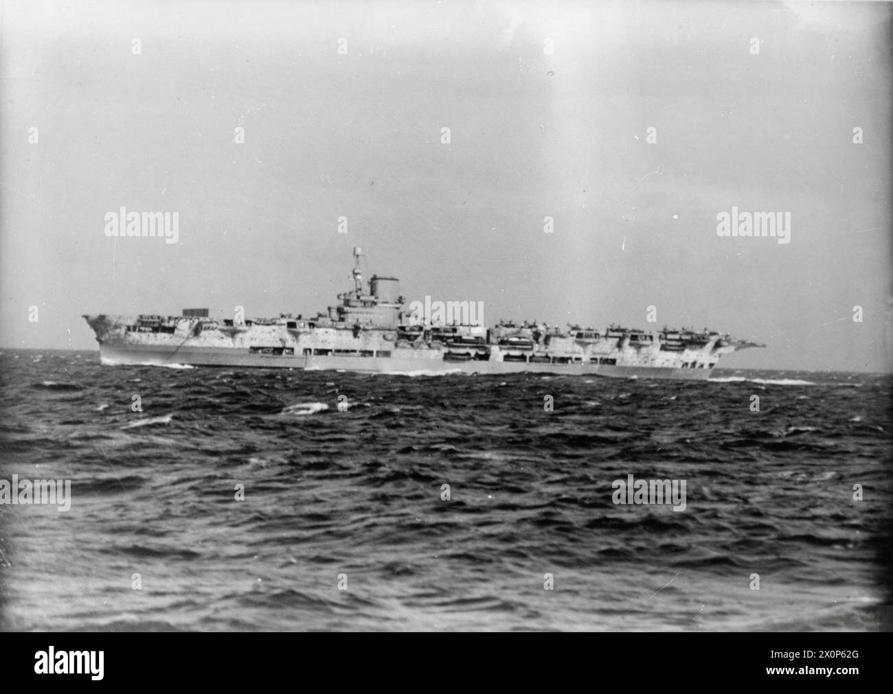 THE SINKING OF HMS ARK ROYAL. 13 NOVEMBER 1941, ON BOARD AN ESCORTING ...