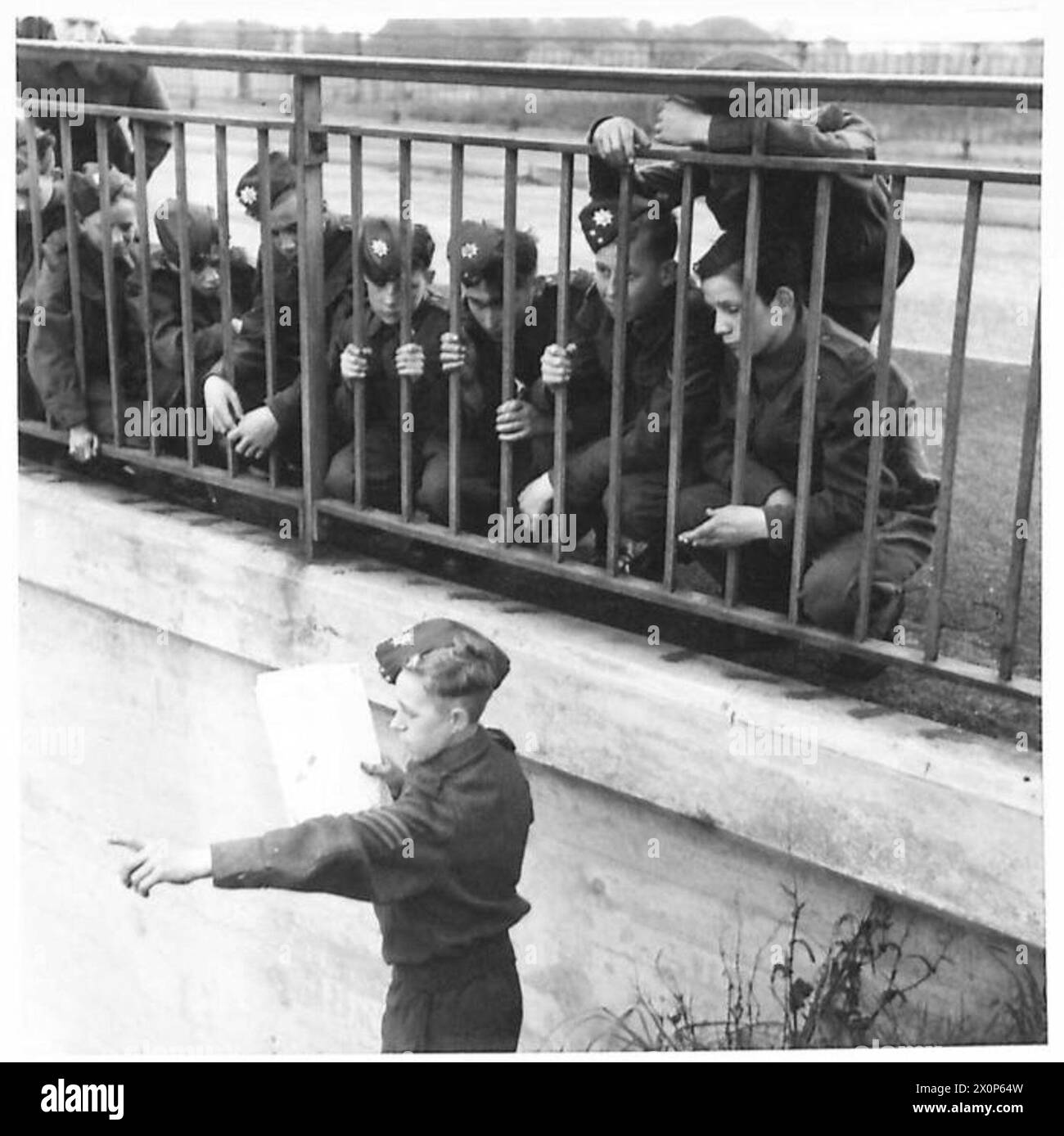 AMERICAN COMMANDOS IN TRAINING - A panorama of the beach taken for the ...