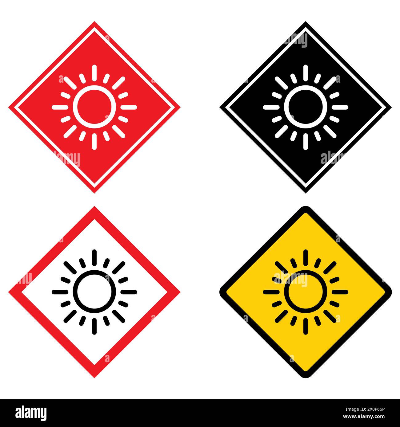 Set of Sun protection factor icon, uv radiation block symbol, sun ...