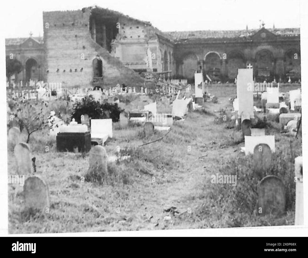 EIGHTH ARMY : VARIOUS - The large building housing the vaults of ...