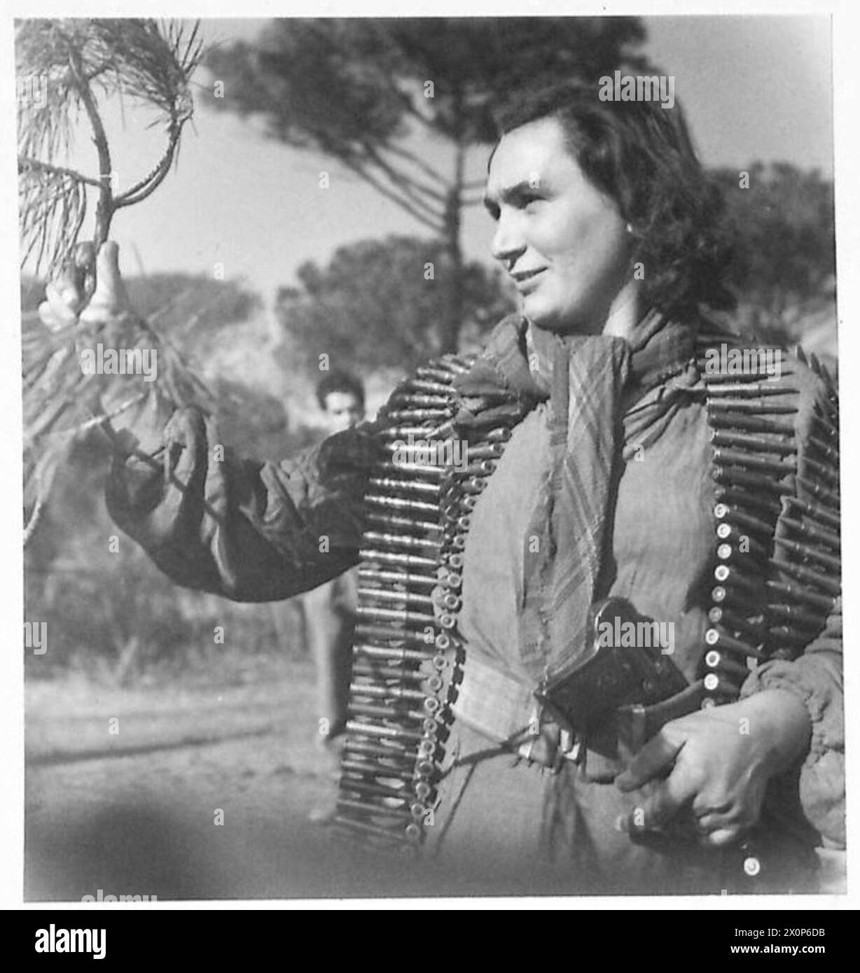 LIFE WITH THE PARTISANS - A typical woman Partisan of this group ...