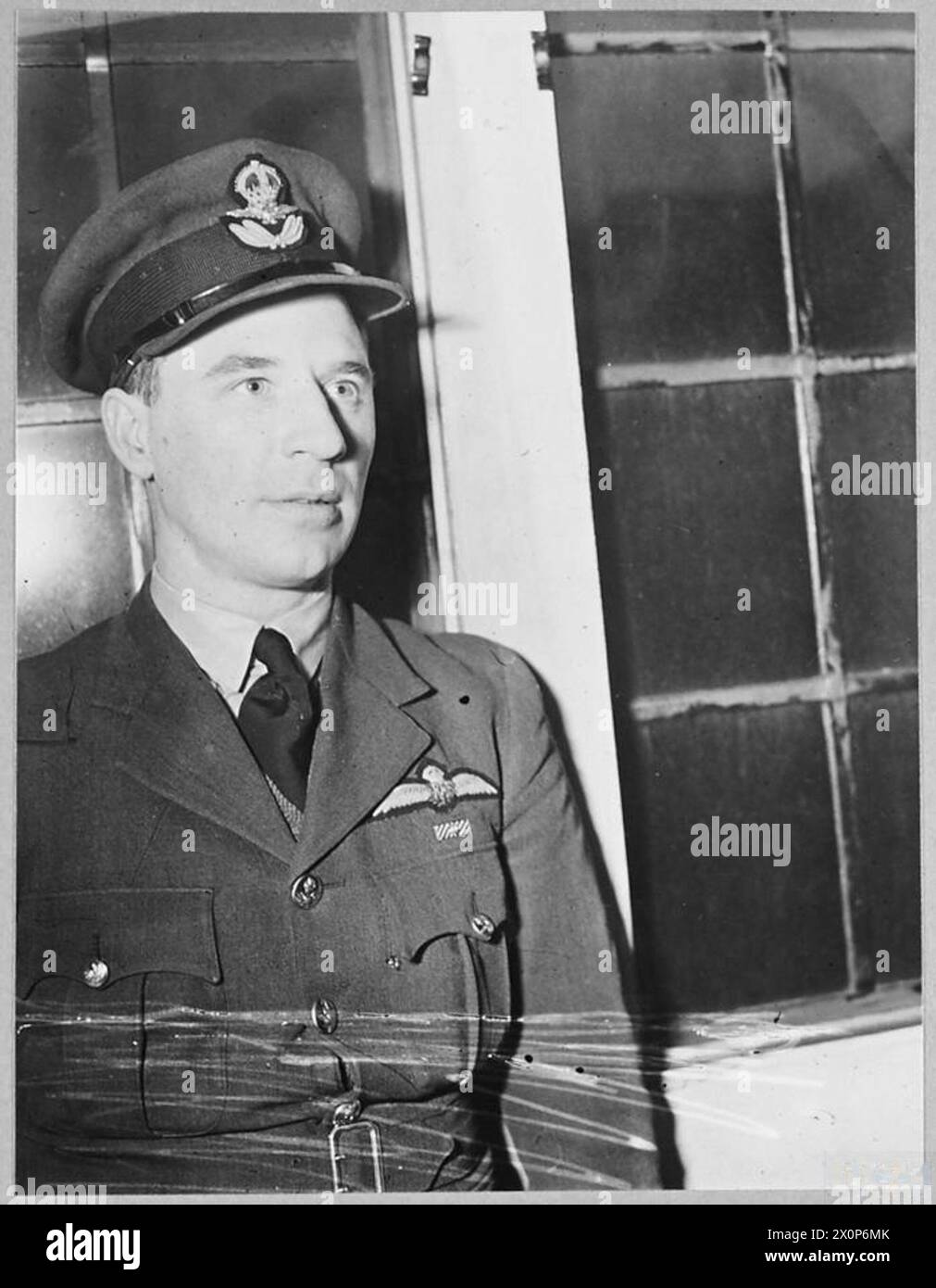 Squadron Leader Louder McDowall, awarded the Distinguished Flying Medal ...