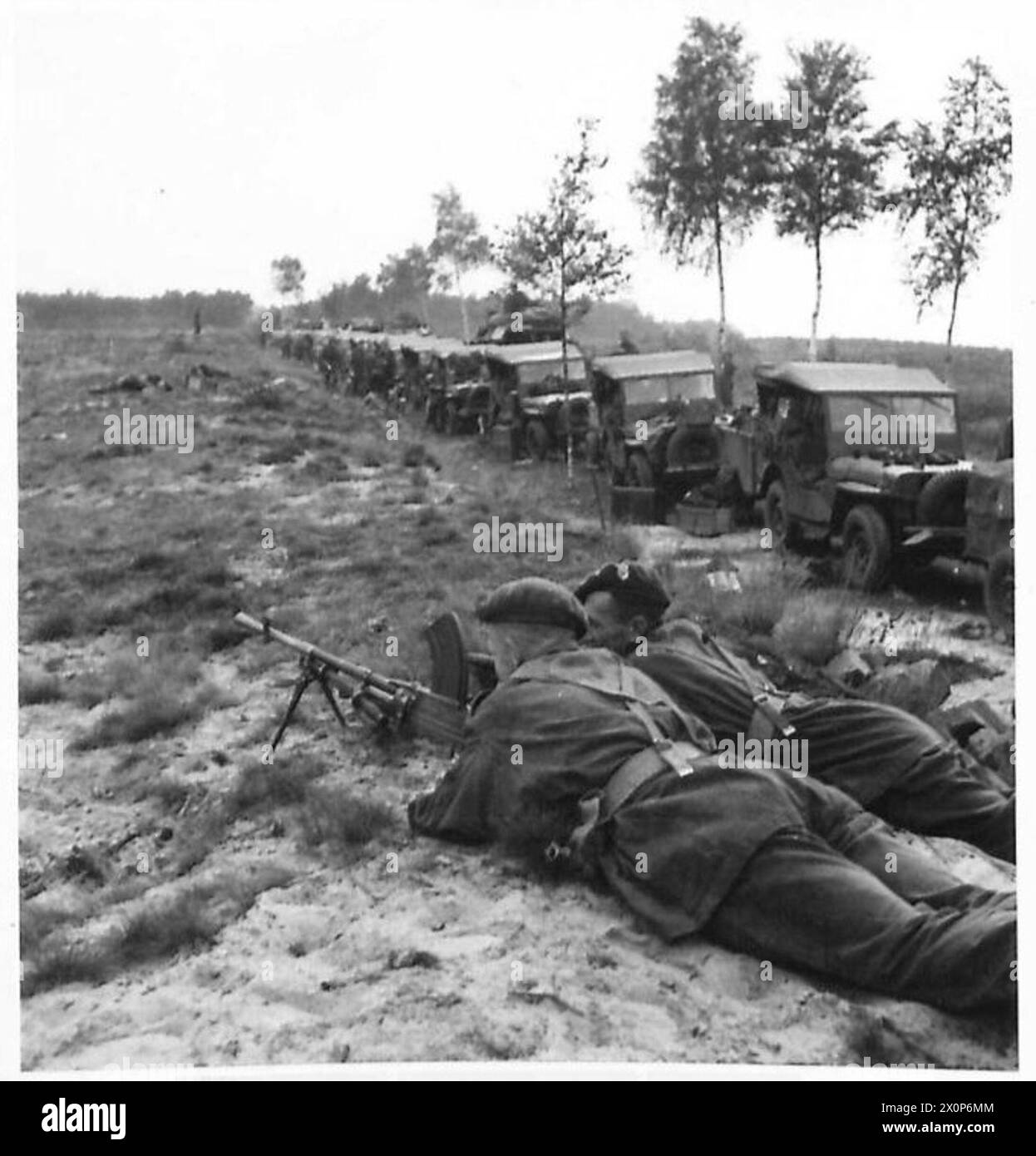 Soldiers command post north Black and White Stock Photos & Images - Alamy