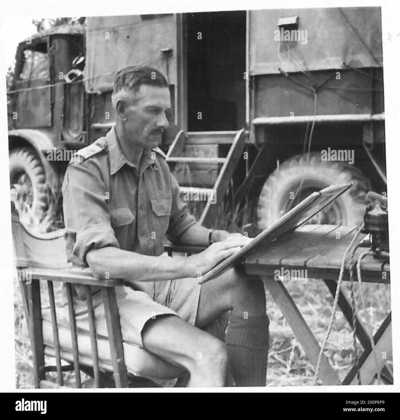 Map table army Cut Out Stock Images & Pictures - Alamy