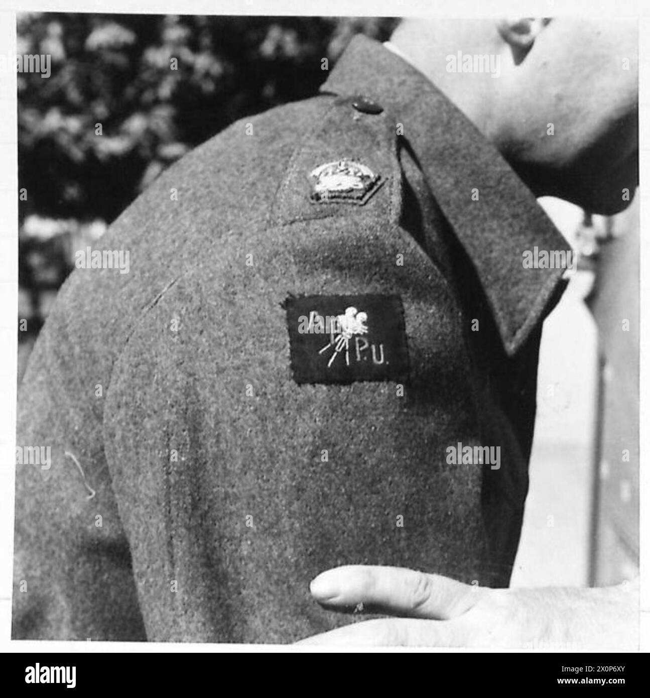 THE ARMY FILM AND PHOTOGRAPHIC UNIT - This is the shoulder flash of the ...
