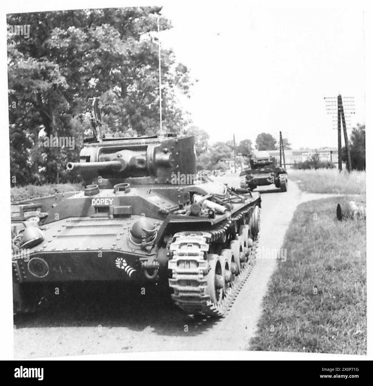VALENTINE TANKS IN ACTION - Some of the formidable Mk.III Valentine ...