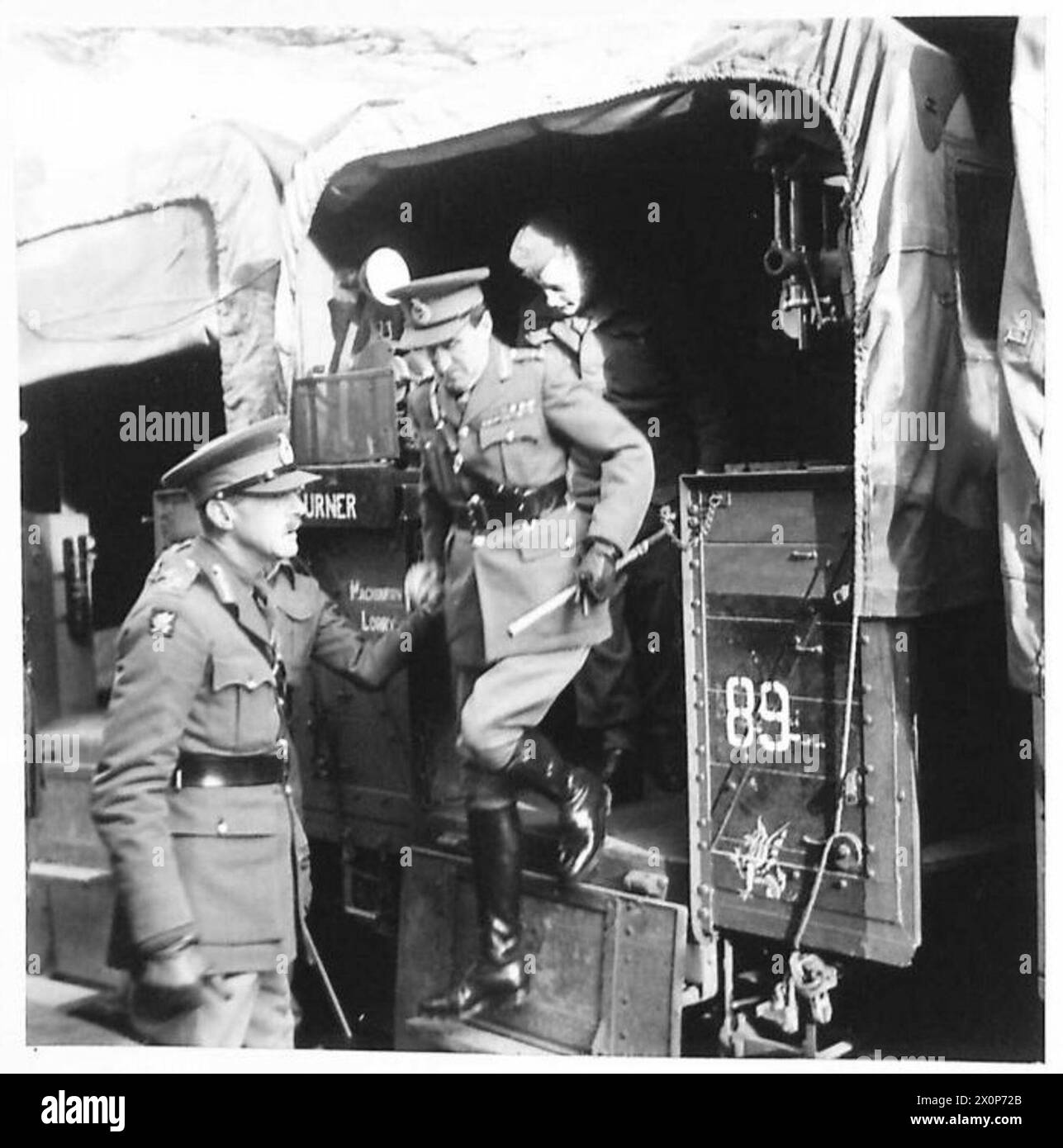 COMMANDER-IN-CHIEF VISITS SOUTH EASTERN COMMAND - The C-in-C steps down ...