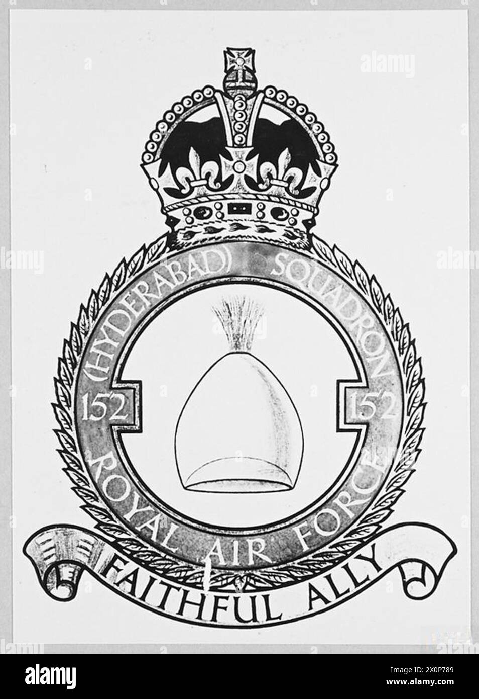 BADGES OF BATTLE OF BRITAIN SQUADRON. - The badge of NO.152 (Hyderabad ...