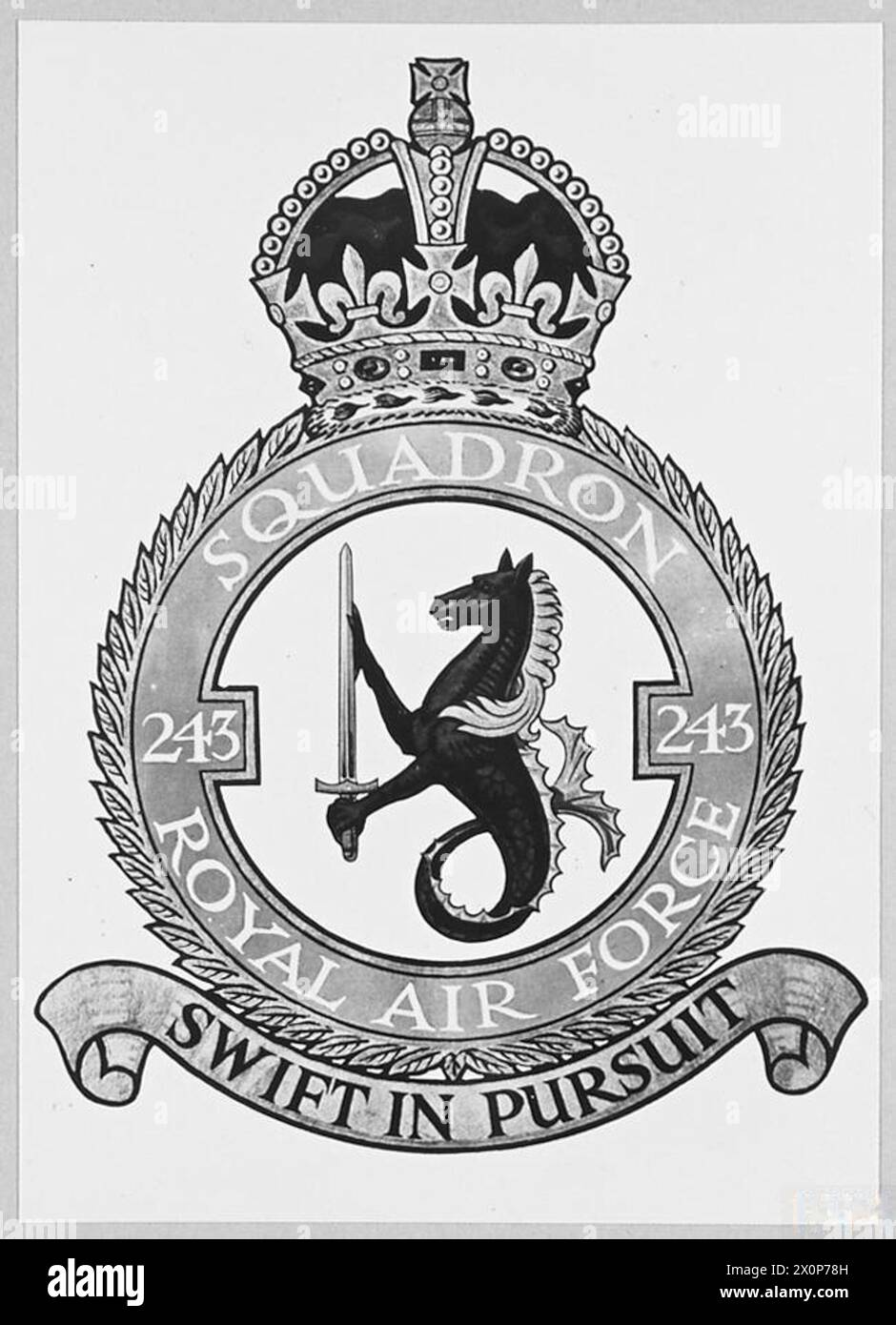 ROYAL AIR FORCE SQUADRON CRESTS - This picture is one of a series ...