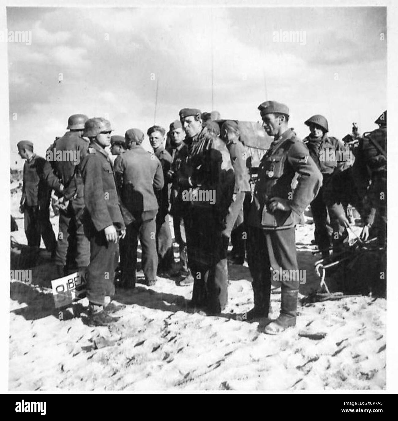 British forces during the Normandy invasion on 6 June 1944 are shown ...