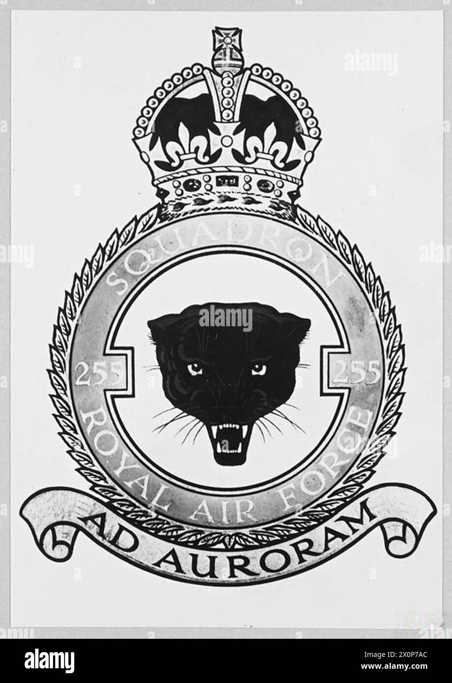 ROYAL AIR FORCE SQUADRON CRESTS - This picture is one of a series ...