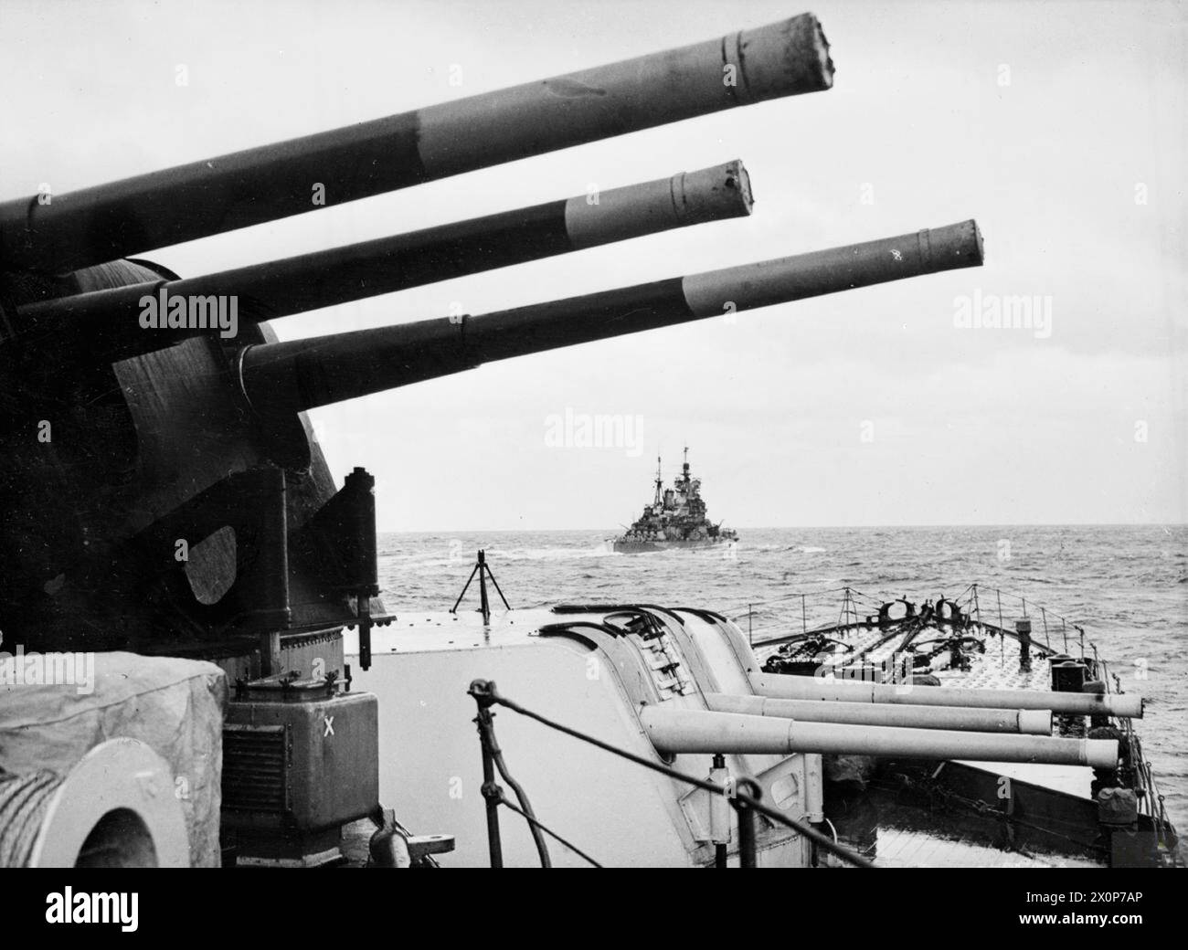 WITH THE SHEFFIELD. 1942, ON BOARD THE CRUISER HMS SHEFFIELD AT SEA ...