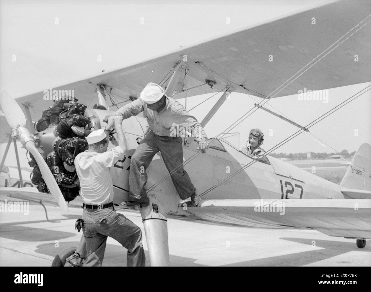 Cadet P. Bradley of Derby, England, begins flight training at Bunker ...