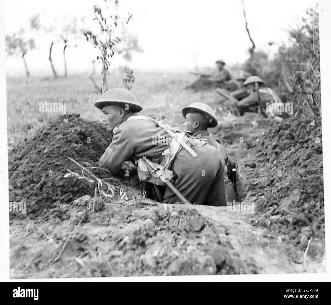 Trenches in italy hi-res stock photography and images - Alamy