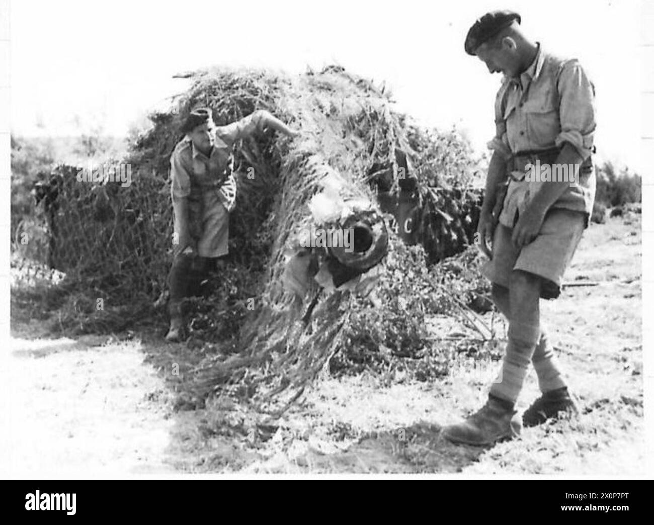 Long barrelled gun Black and White Stock Photos & Images - Alamy