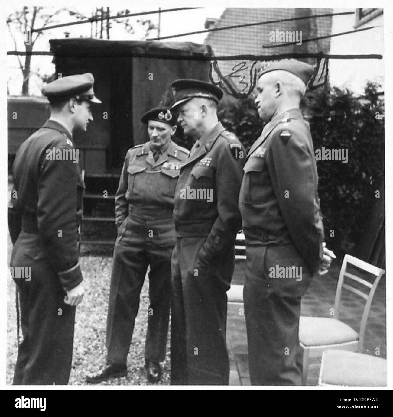 INVESTITURE BY GEN EISENHOWER AND F-M MONTGOMERY - Field-Marshal ...