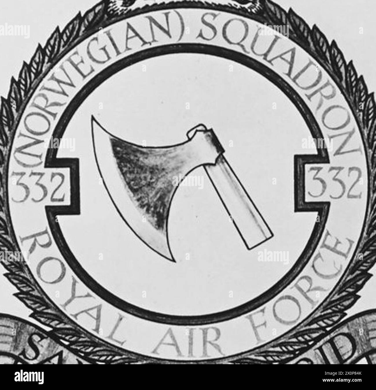 BADGES OF AIR FORCE SQUADRONS - Badge of No.332 (Norwegian) Squadron, R ...