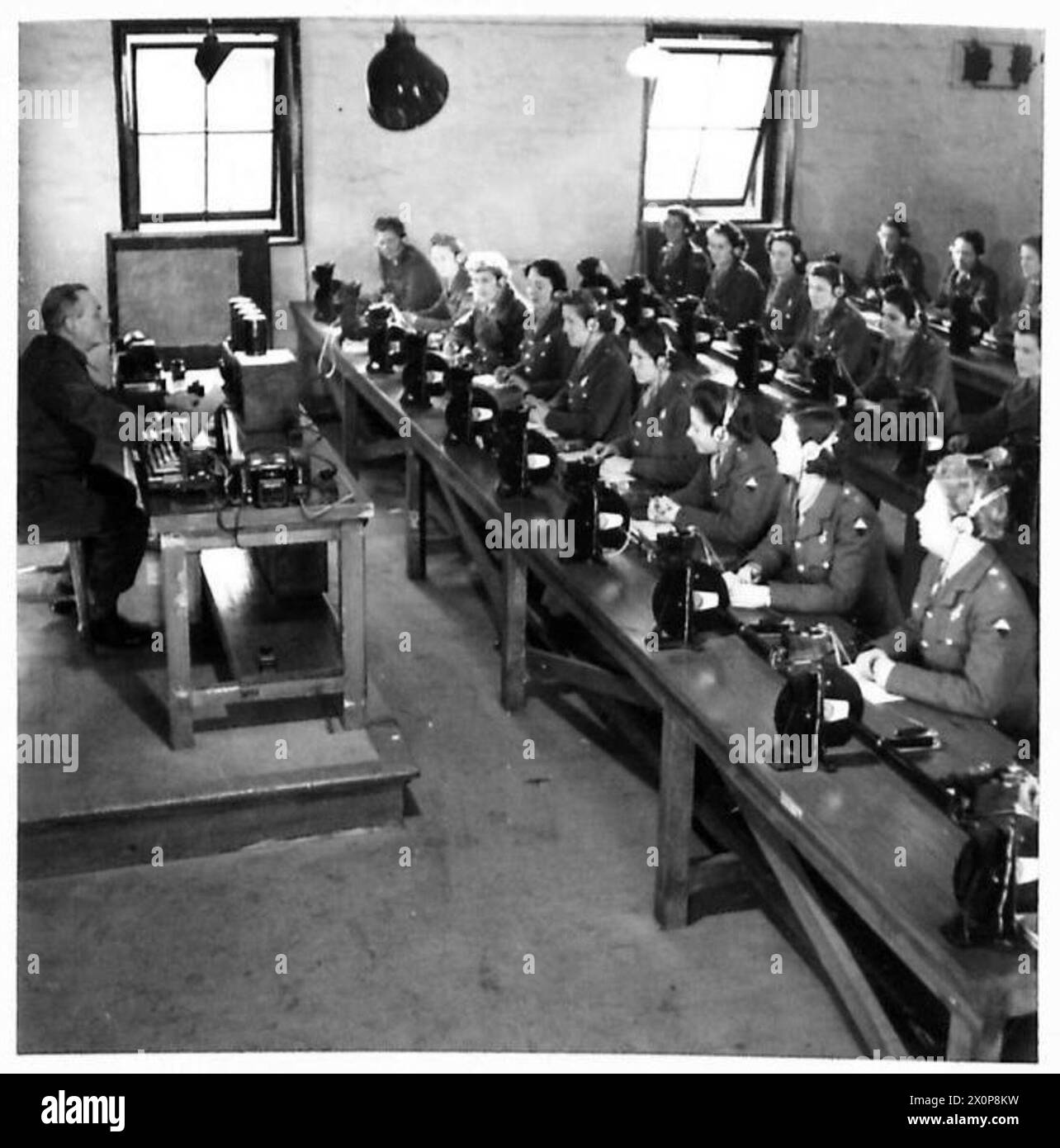 Army communications apparatus Black and White Stock Photos & Images - Alamy